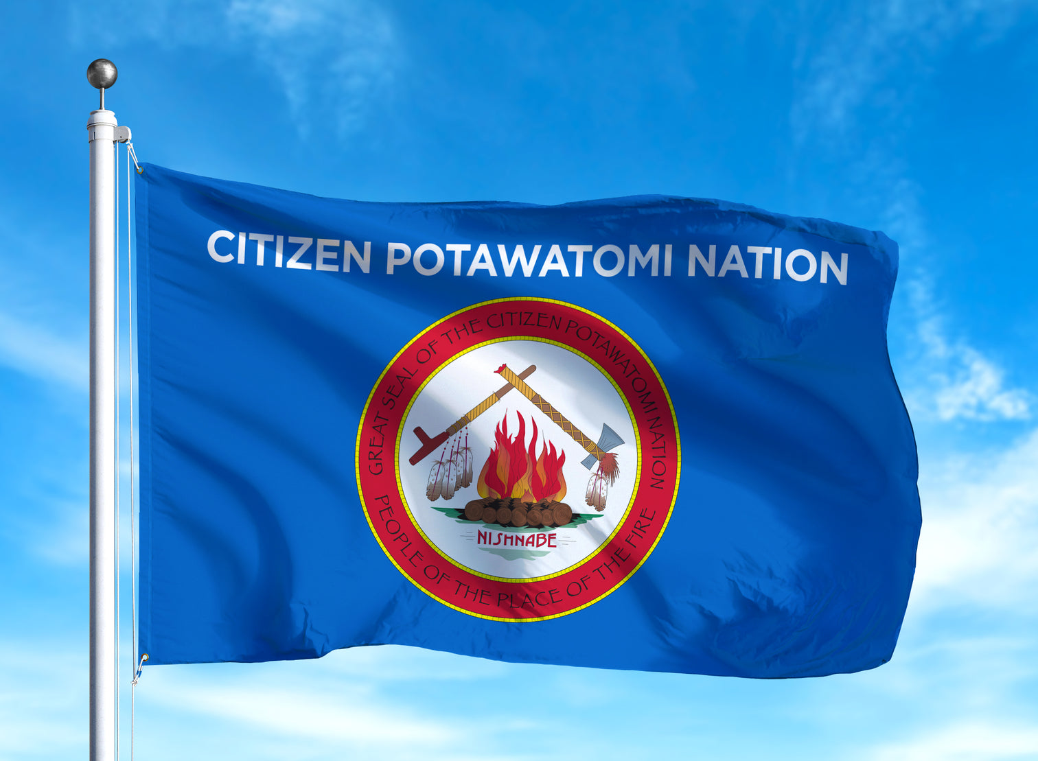 Citizen Potawatomi Nation Flag Magnet – Potawatomi Gift Shop